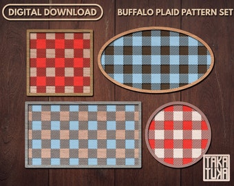 Laser Cut Plaid Svg - Etsy