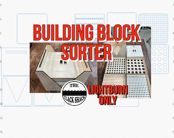 Building Block Sorter Sifter *digital File Only* SVG and PDF File ...
