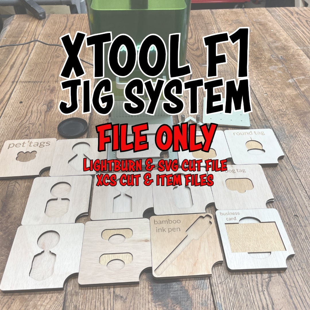 Xtool F1 Jig System (FILE ONLY) - Etsy