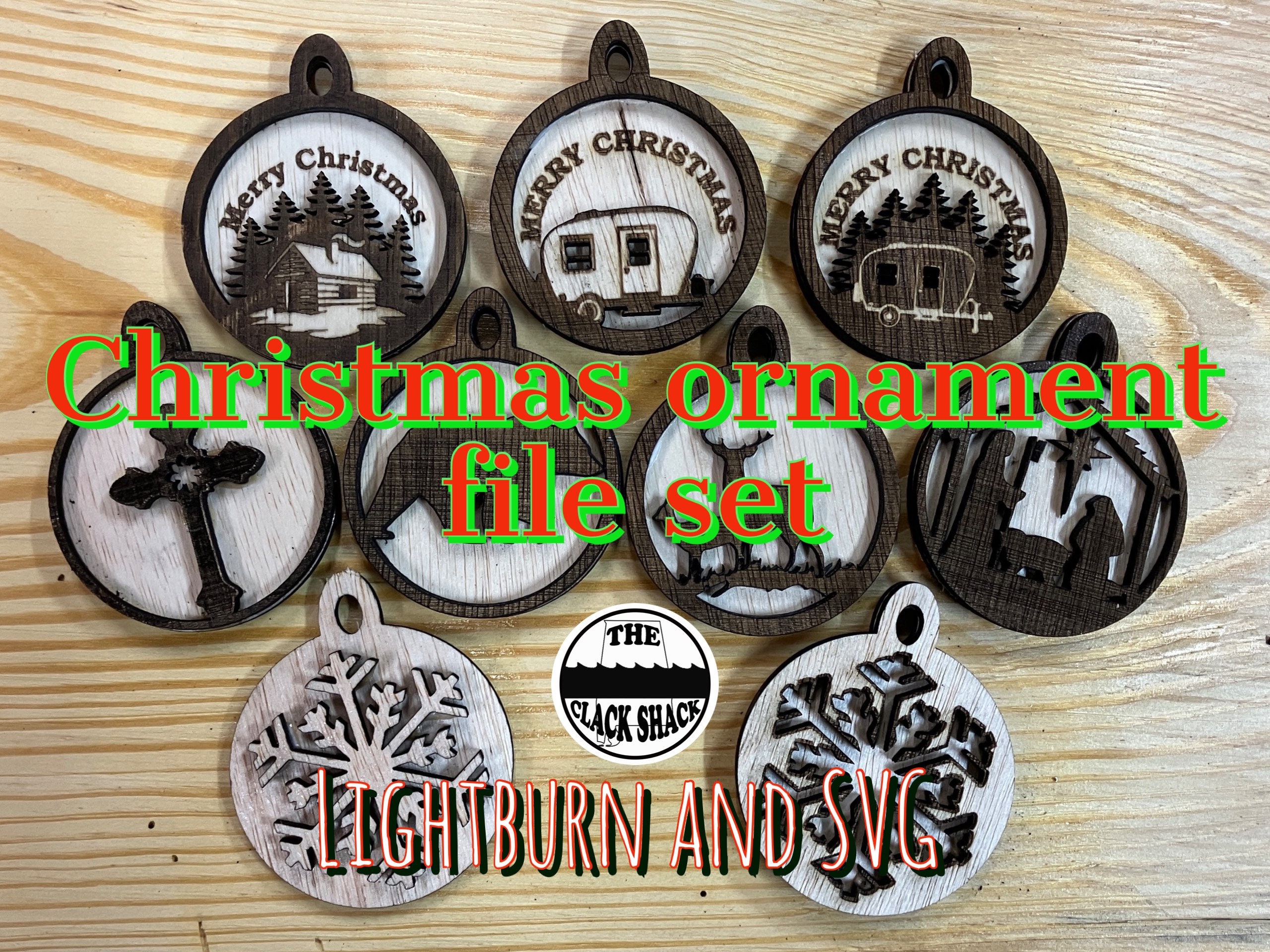 Christmas Ornament Set (FILE) - Etsy