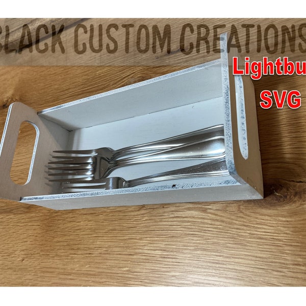 Lightburn Box Svg - Etsy