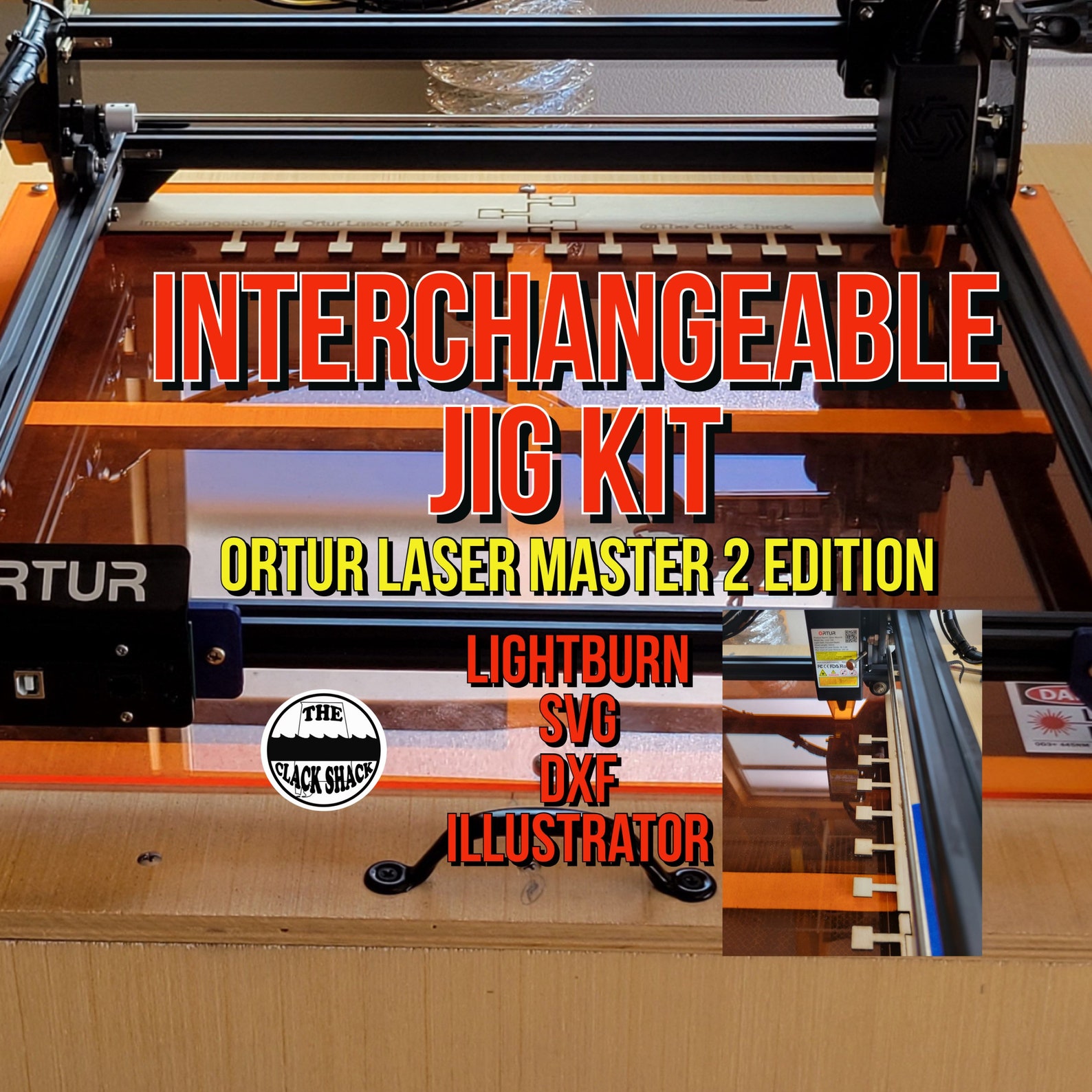 Interchangeable Jig Kit- Ortur Laser Master 2 (FILE) - Etsy