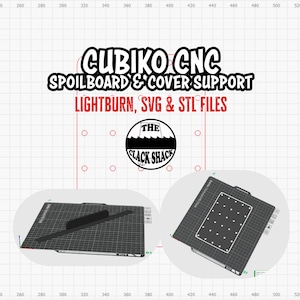 Cubiko CNC- Spoil Board and Cover Support Files (FILES ONLY) - Etsy