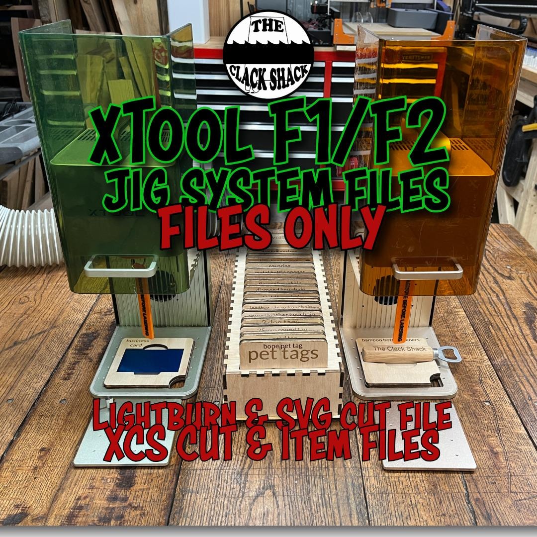 Xtool F1 Jig System (FILE ONLY) - Etsy