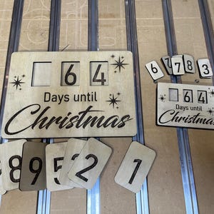 Countdown Sign With Removable Numbers (FILE ONLY) - Etsy