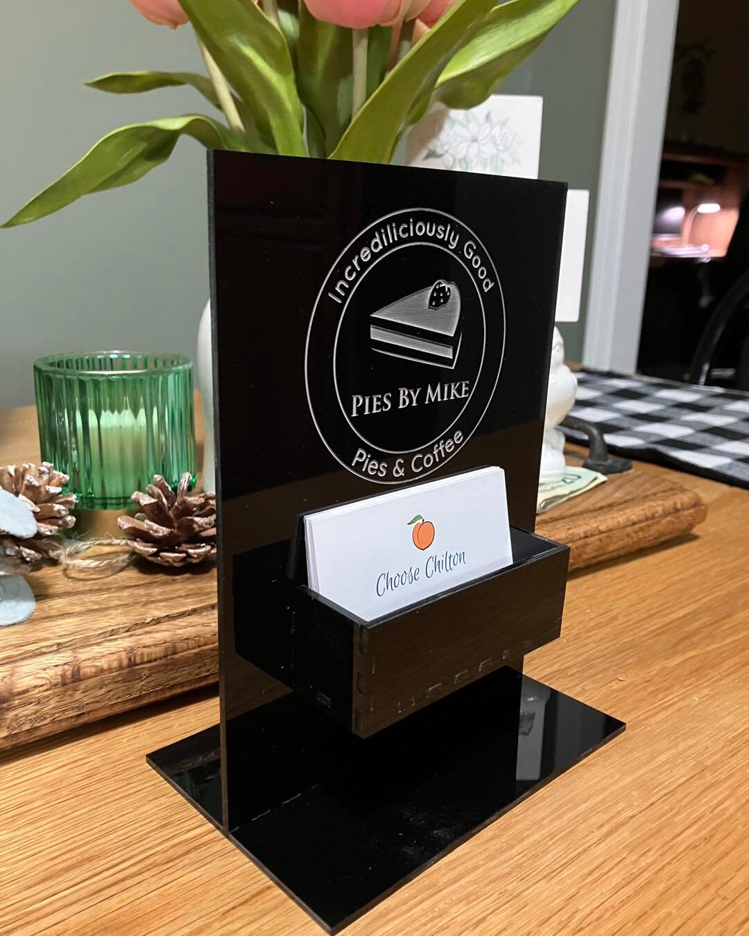 Card Display Stand (BURN FILE) for 3mm Acrylic - Etsy