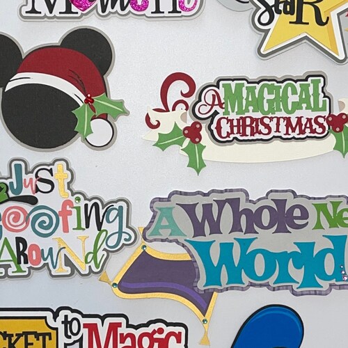 Disney Borders Embellishments Die Cuts Flourishes - Etsy