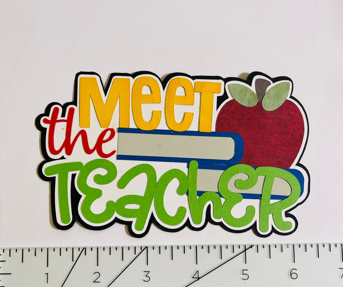 Scrapbook School Die Cuts Paper Piecing Embellishments - Etsy