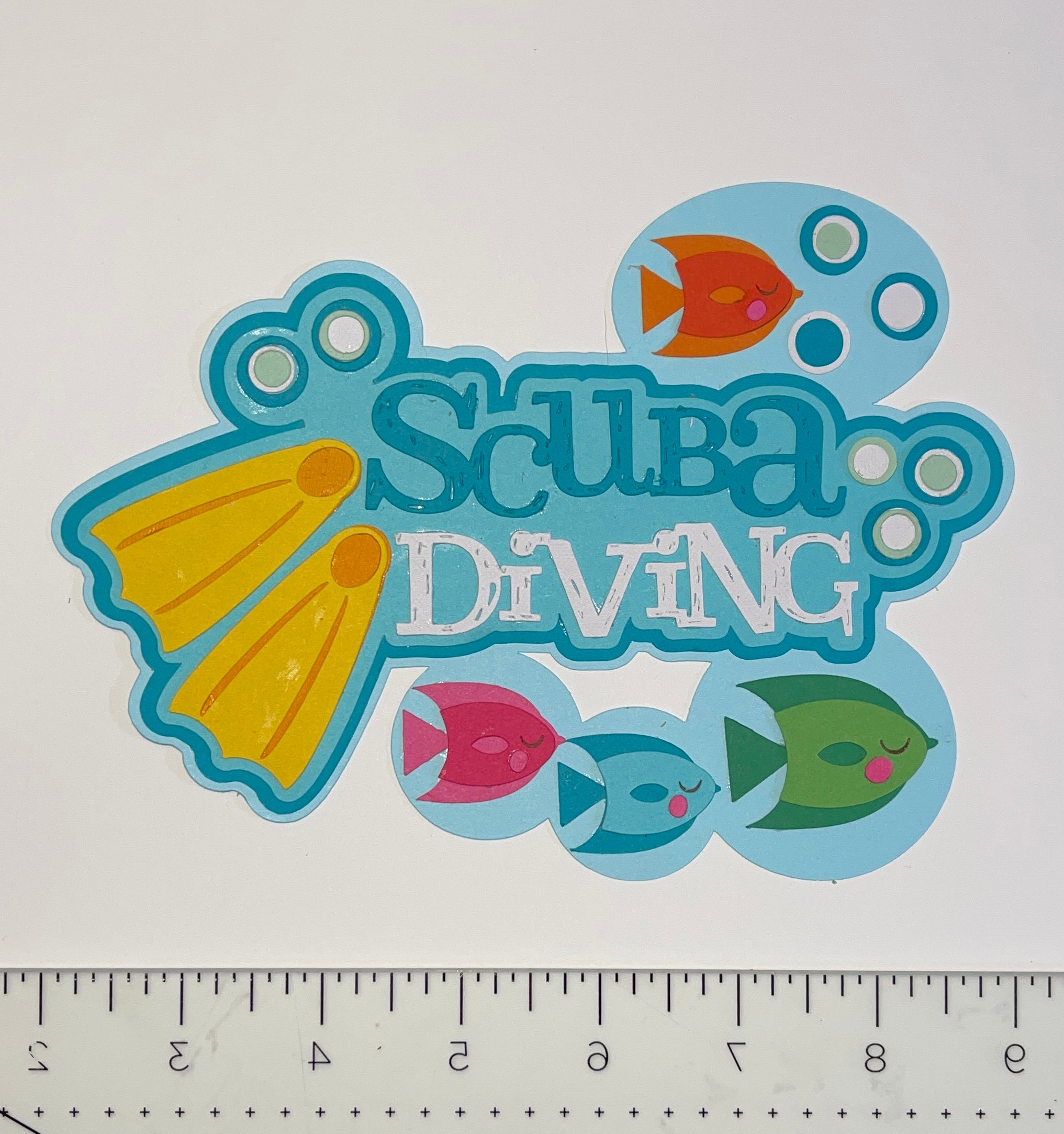 Beach Seashells Seashore Scuba Diving Die Cuts - Etsy