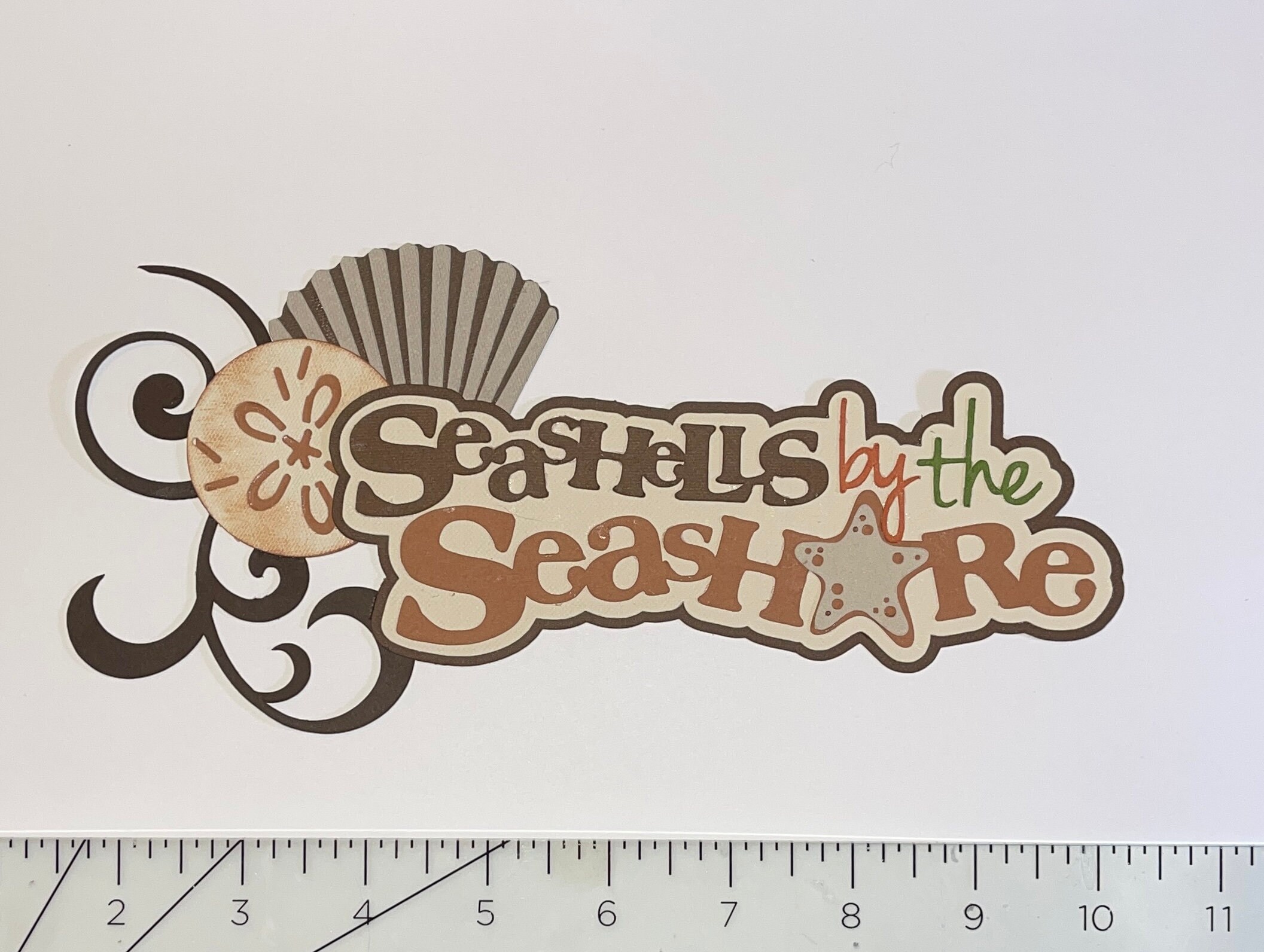 Beach Seashells Seashore Scuba Diving Die Cuts - Etsy