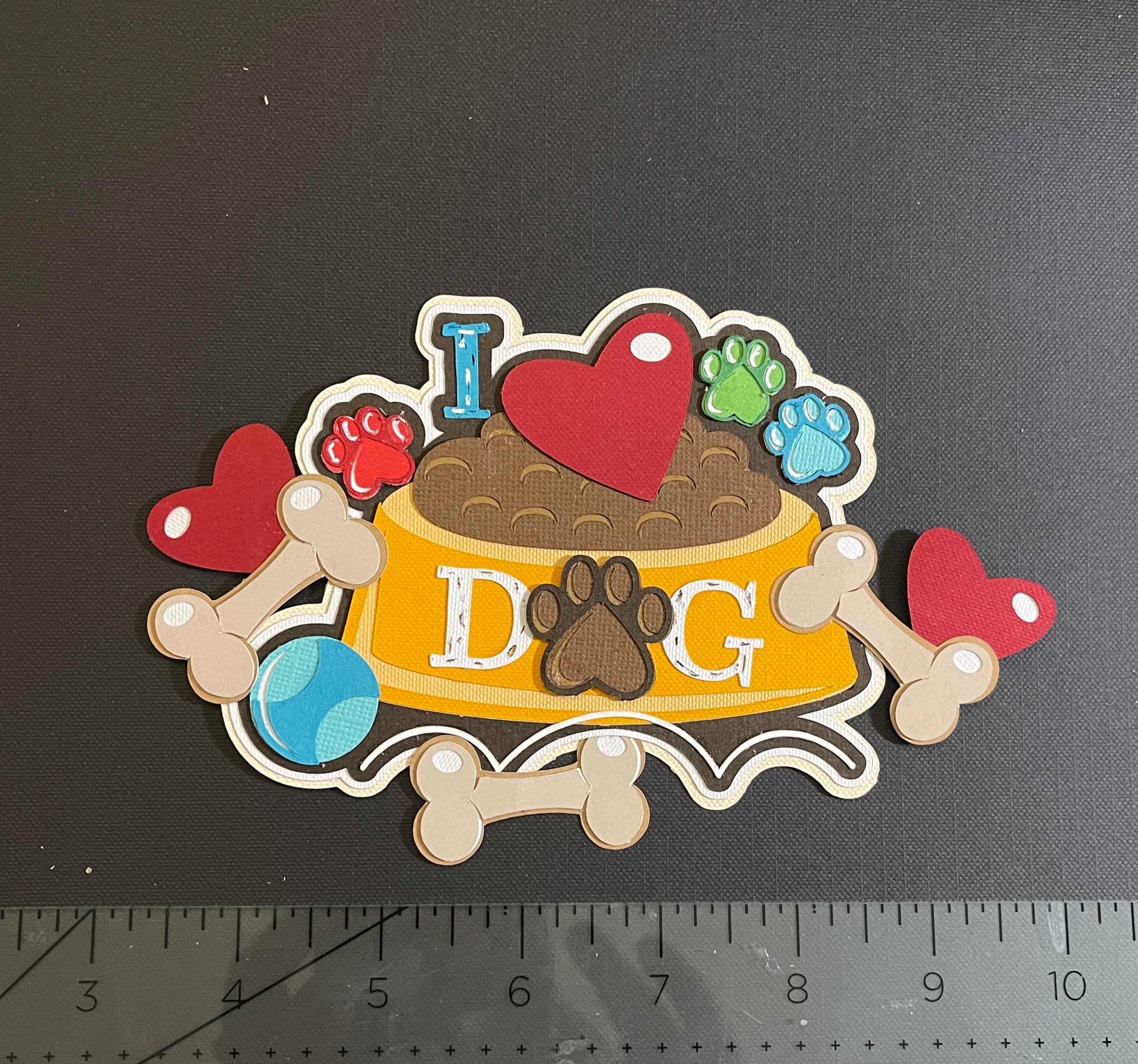 Puppy Dog Die Cut Paper Piecing - Etsy