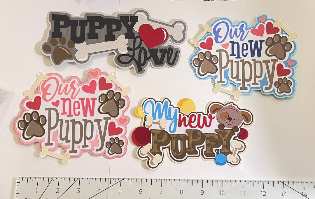Puppy Dog Paper Piecing Die Cut - Etsy