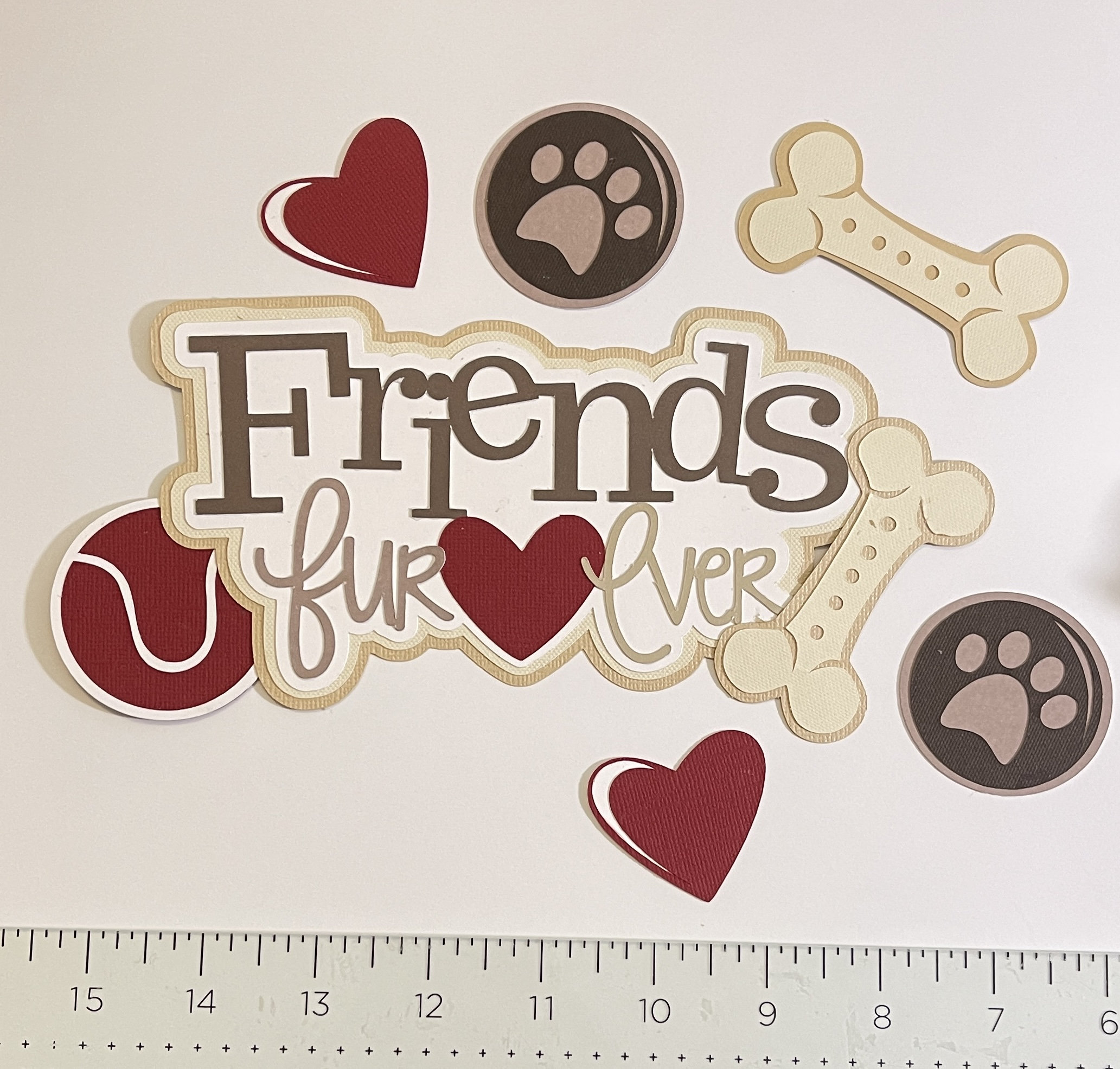 Puppy Dog Die Cut Paper Piecing - Etsy