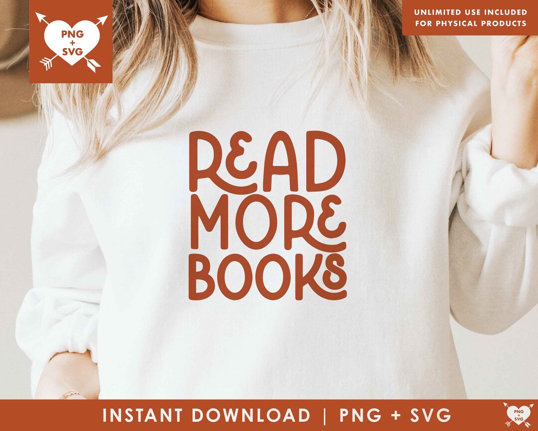 Read More Books Svg Reading SVG PNG Bookmark Svg Reading - Etsy