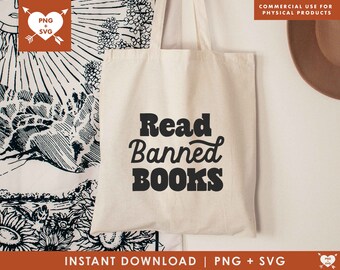 Read Banned Books SVG PNG PDF, Book Lover Svg, Banned Books Svg, Love ...