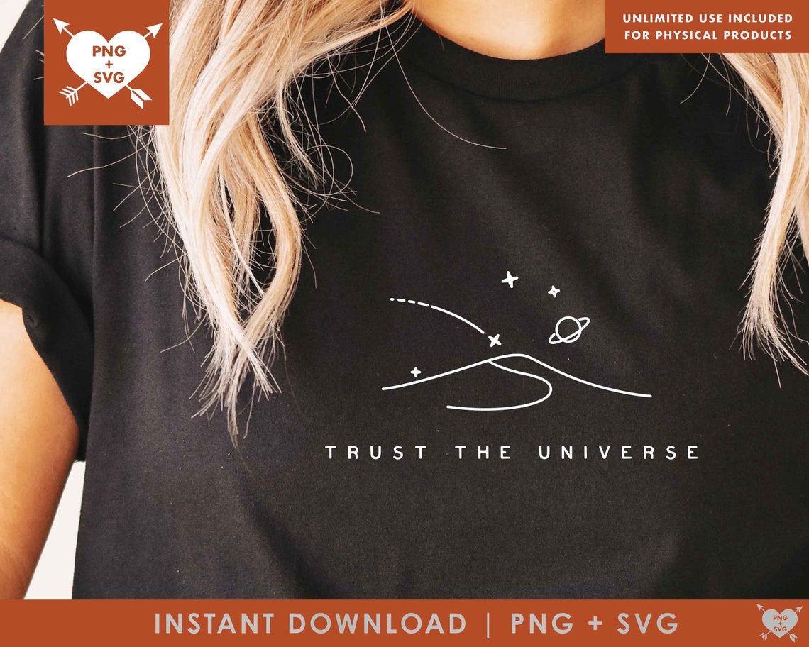 Trust the Universe Svg Png Moon Svg Star Svg Celestial Svg - Etsy