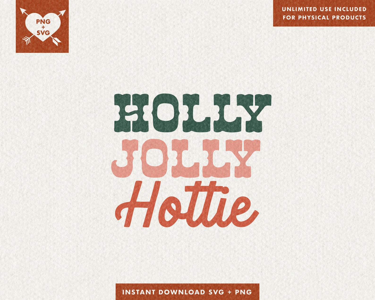 Holly Jolly SVG PNG Merry Christmas Svg Funny Christmas Svg - Etsy