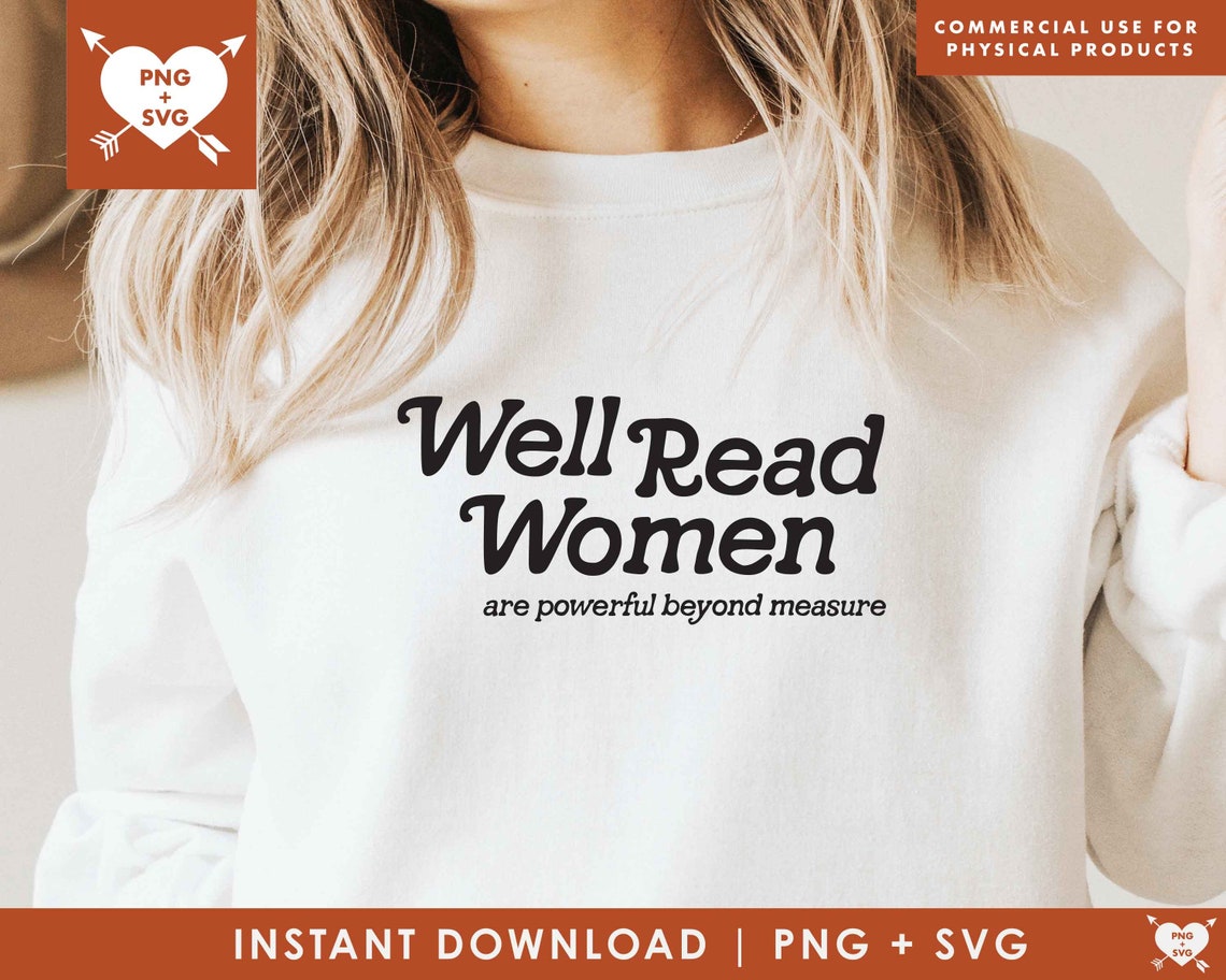 Well Read Women SVG PNG Reading Svg Coffee Mug Svg Book - Etsy