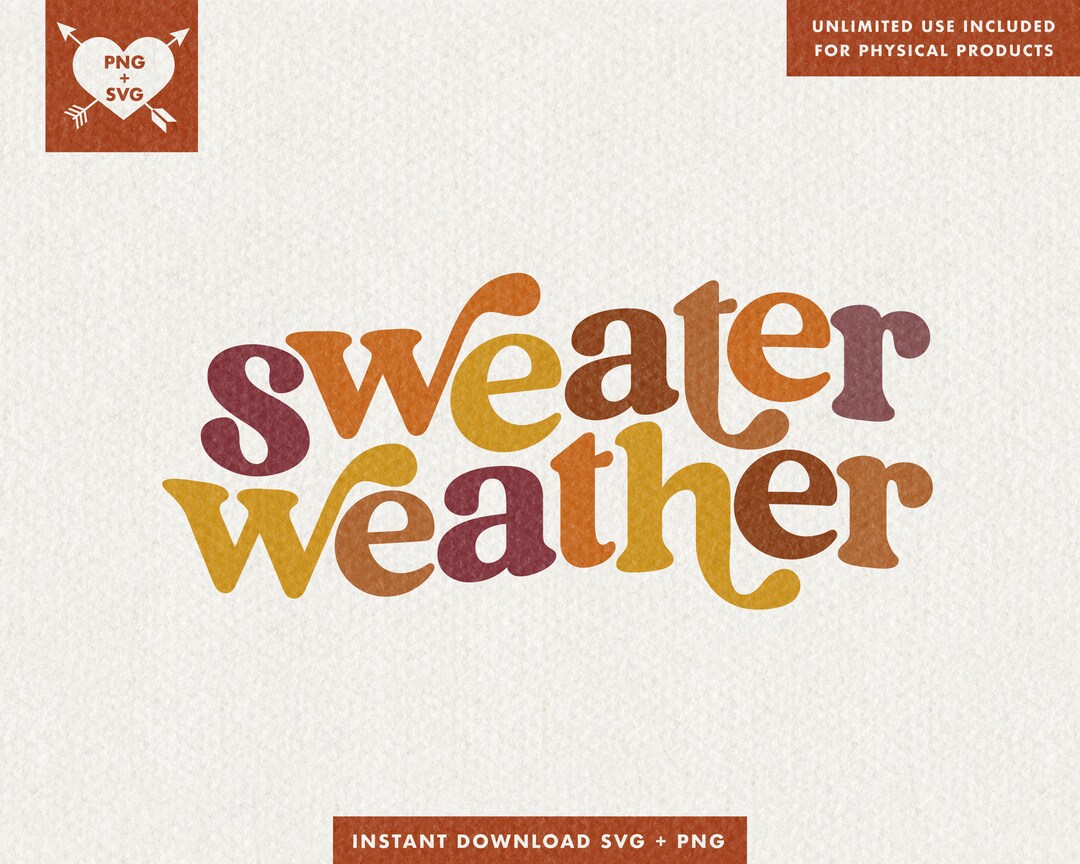 Fall Svg Sweater Weather SVG PNG Hello Fall Svg Autumn Svg - Etsy