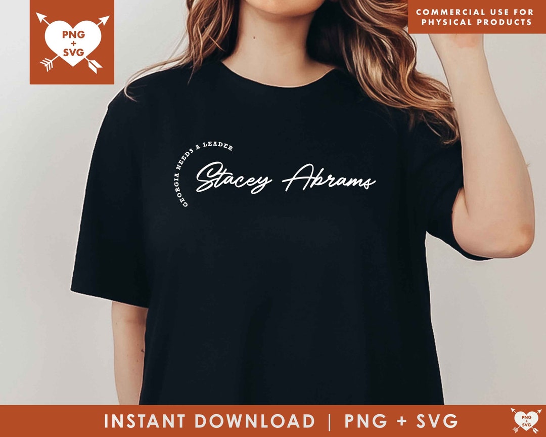 Stacey Abrams SVG PNG Voting SVG Georgia Svg Midterms 2022 - Etsy