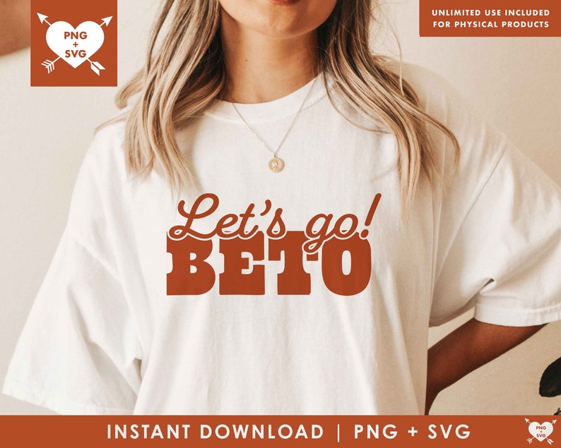 Beto SVG PNG Vote SVG Texas Svg Beto O'rourke November - Etsy
