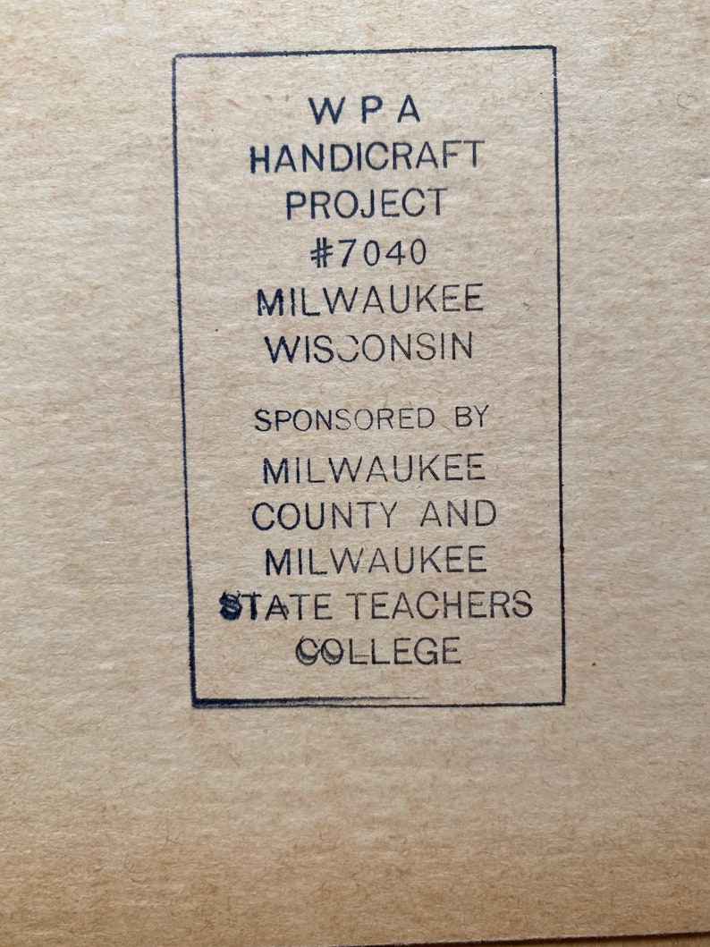 WPA Textile Block Print: Blue Bird With Flowers, 1935-1939, Four or ...