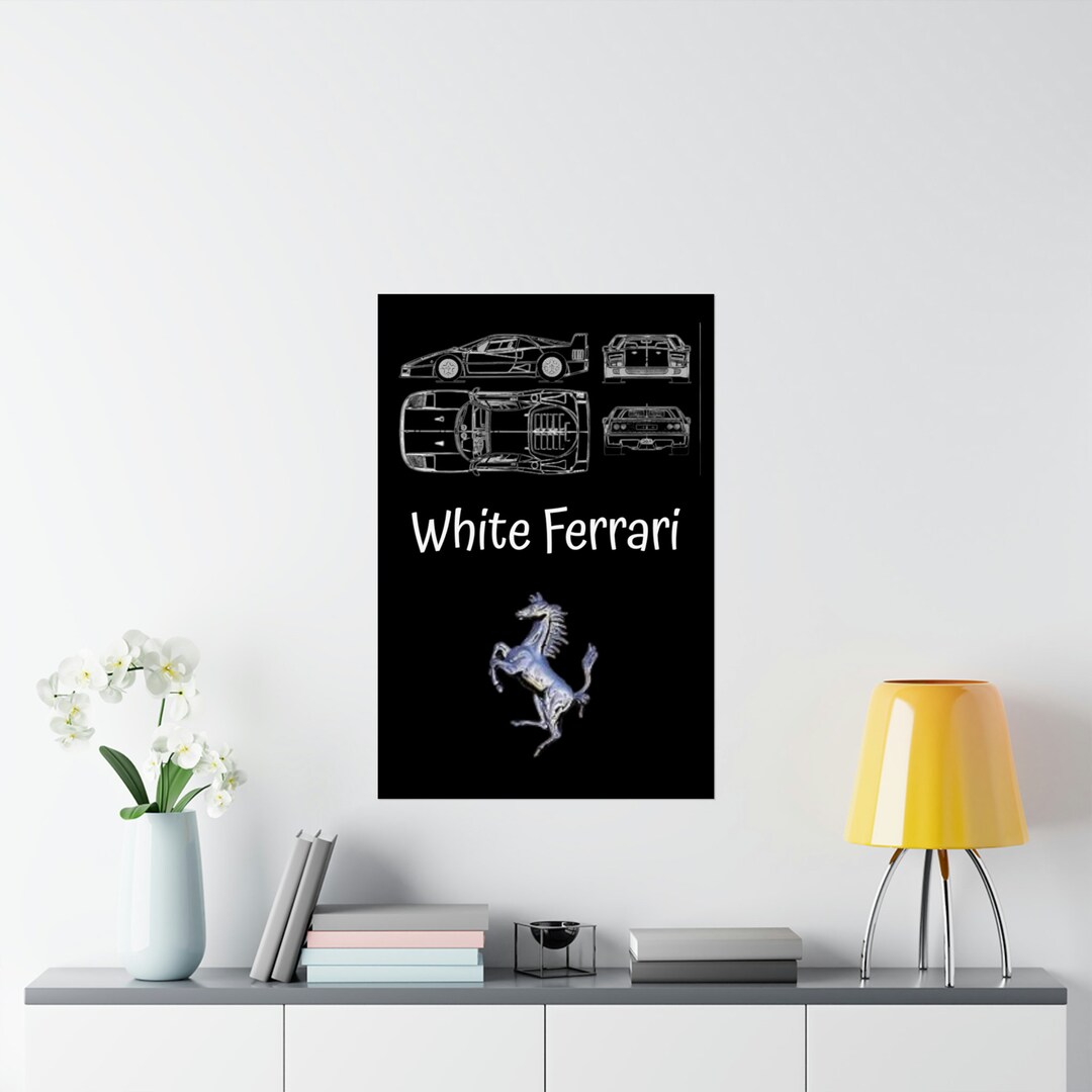Ferrari F40 Poster - Etsy