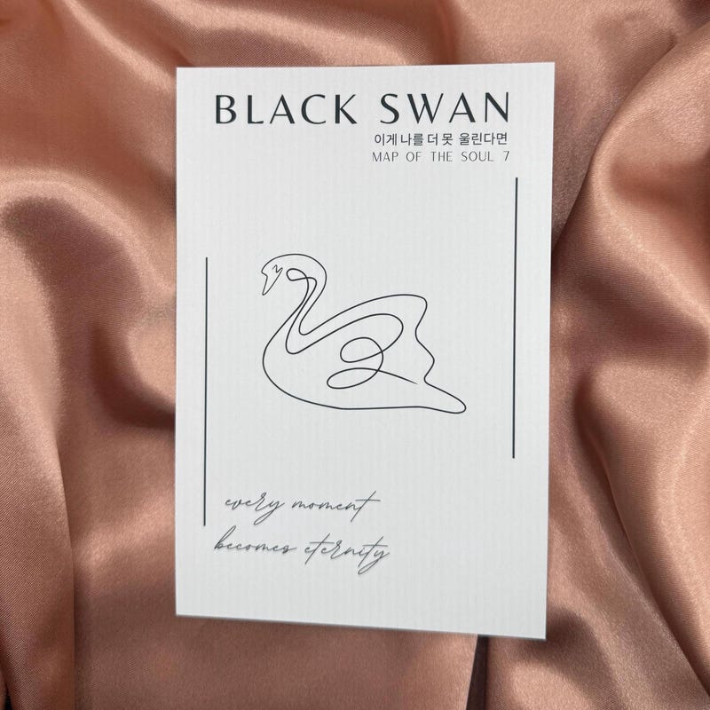 Bts Black Swan Art Prints - Etsy