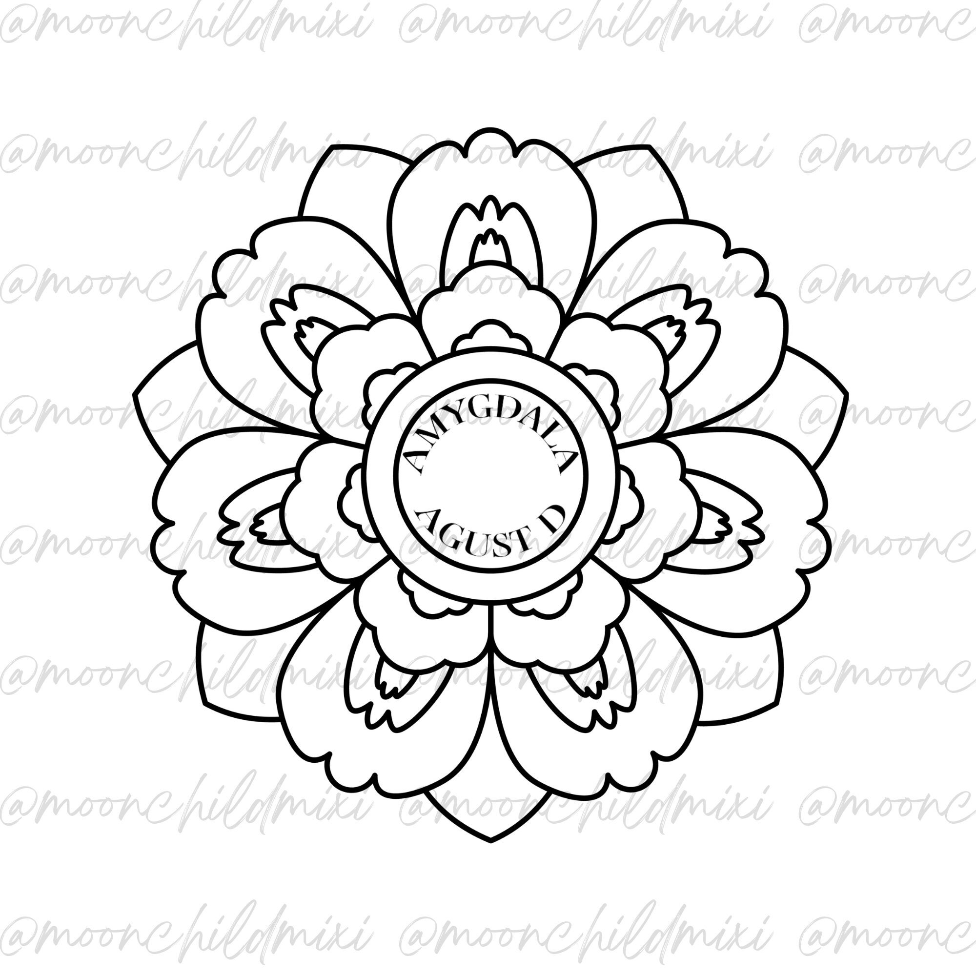 Agust D Amygdala Sticker - Etsy