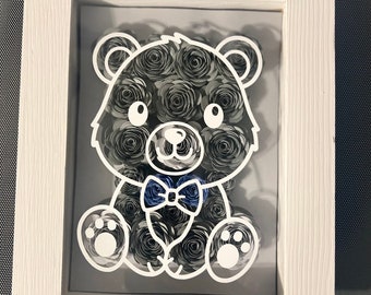 Shadow Box Forever Roses Crystal Valentines Anniversary Gift - Etsy