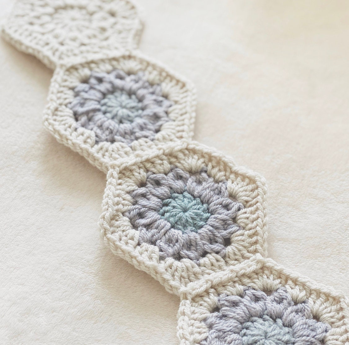 CROCHET PATTERN Zinnia Hexagon Temperature Blanket Pattern - Etsy