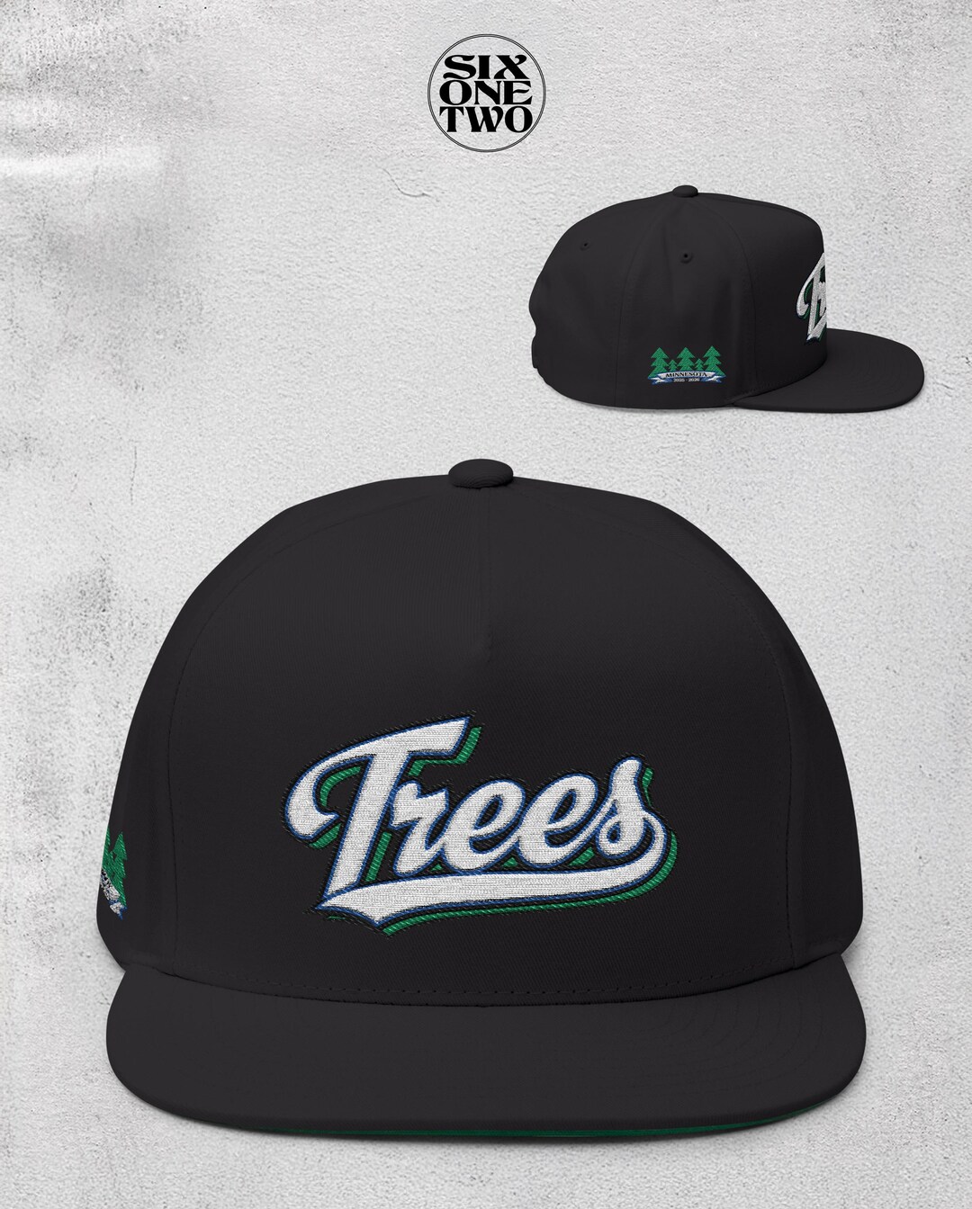 Minnesota Timberwolves Hat, Wolves Trees Hat - Etsy