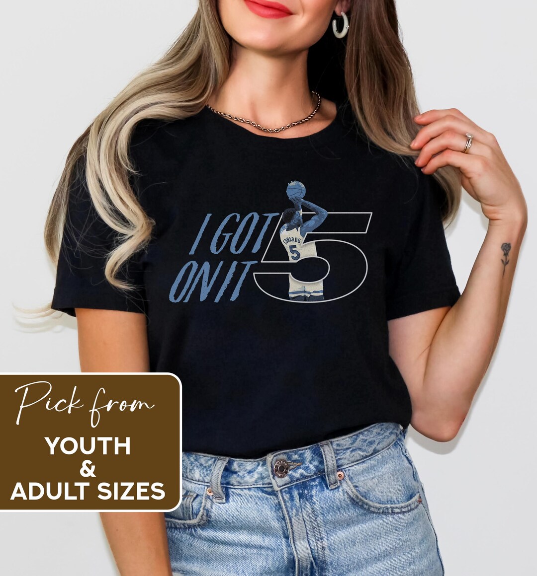 Vintage Anthony Edwards Shirt: Timberwolves Game Day Tee - Etsy