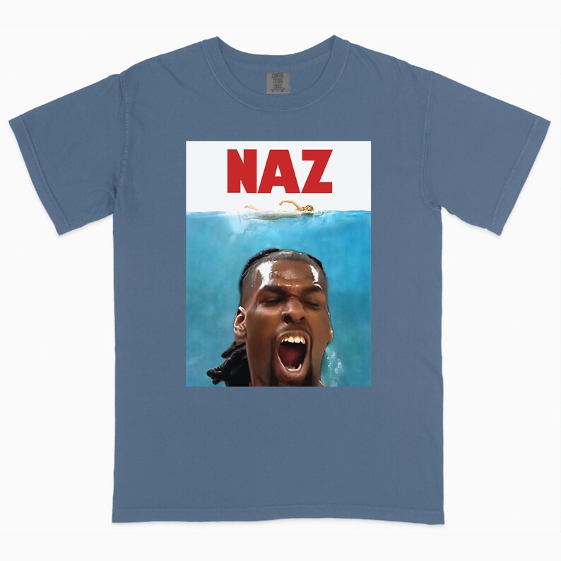 NAZ REID Shirt Naz Reid Jaws T-shirt Minnesota Timberwolves ...
