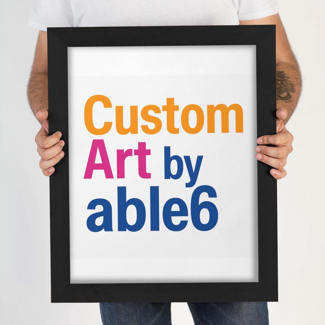 Custom Art Print on Cardstock by Professional Artist - Personalized ...