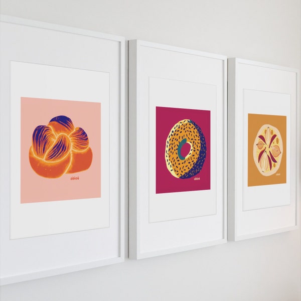 Bagel Art - Etsy