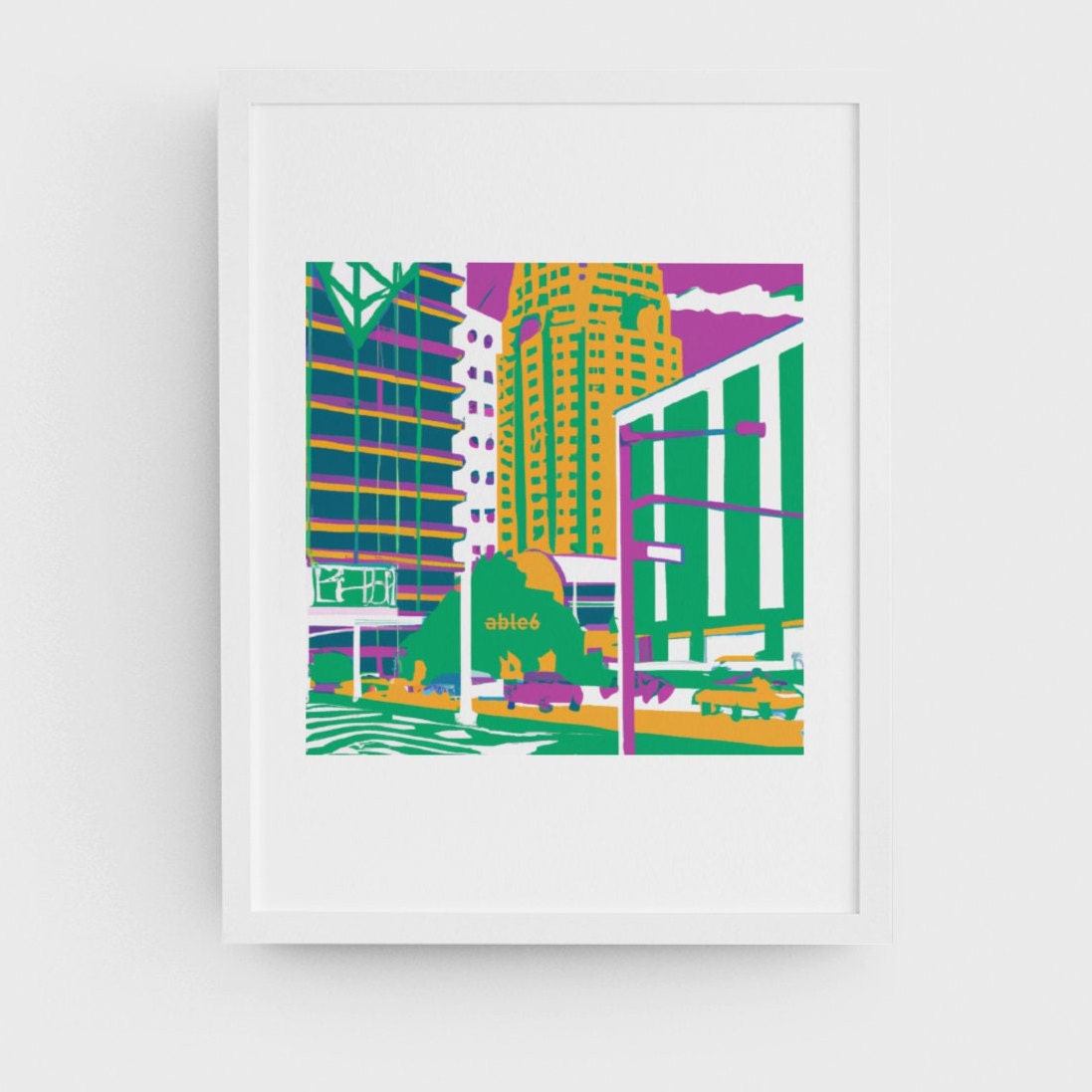 Tysons Corner, Tysons Mclean VA Cityscape Art Prints by Able6 - Etsy