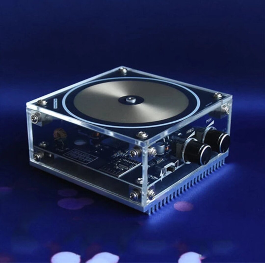 Touchable Lightning Bluetooth Music Tesla Coil High Frequency Voltage ...