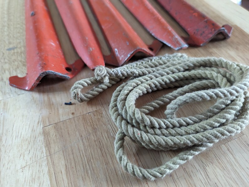 US Army Pup Tent Military Surplus Orange Stakes & Ropes 12pc Set - Etsy