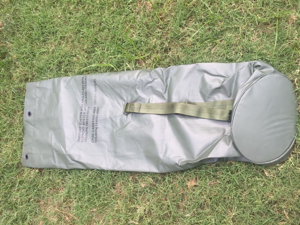New Military Heavy-duty Vinyl Carry Duffel Bag Camo Netting Support ...