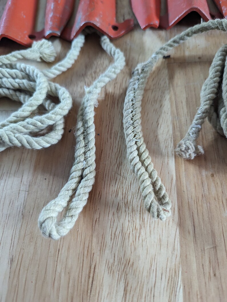 US Army Pup Tent Military Surplus Orange Stakes & Ropes 12pc Set - Etsy