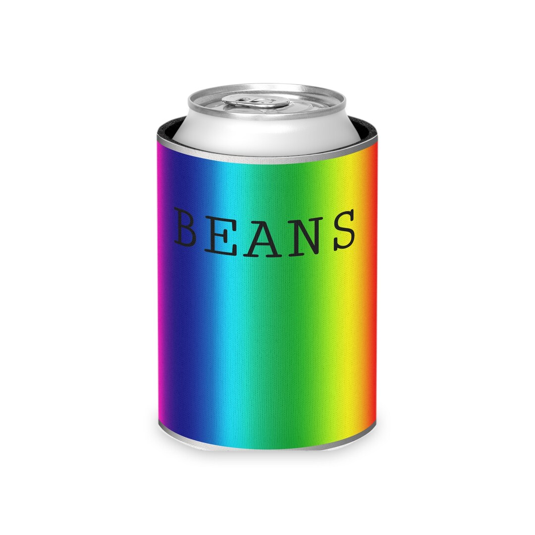 Pride Bean Can Cooler - Etsy