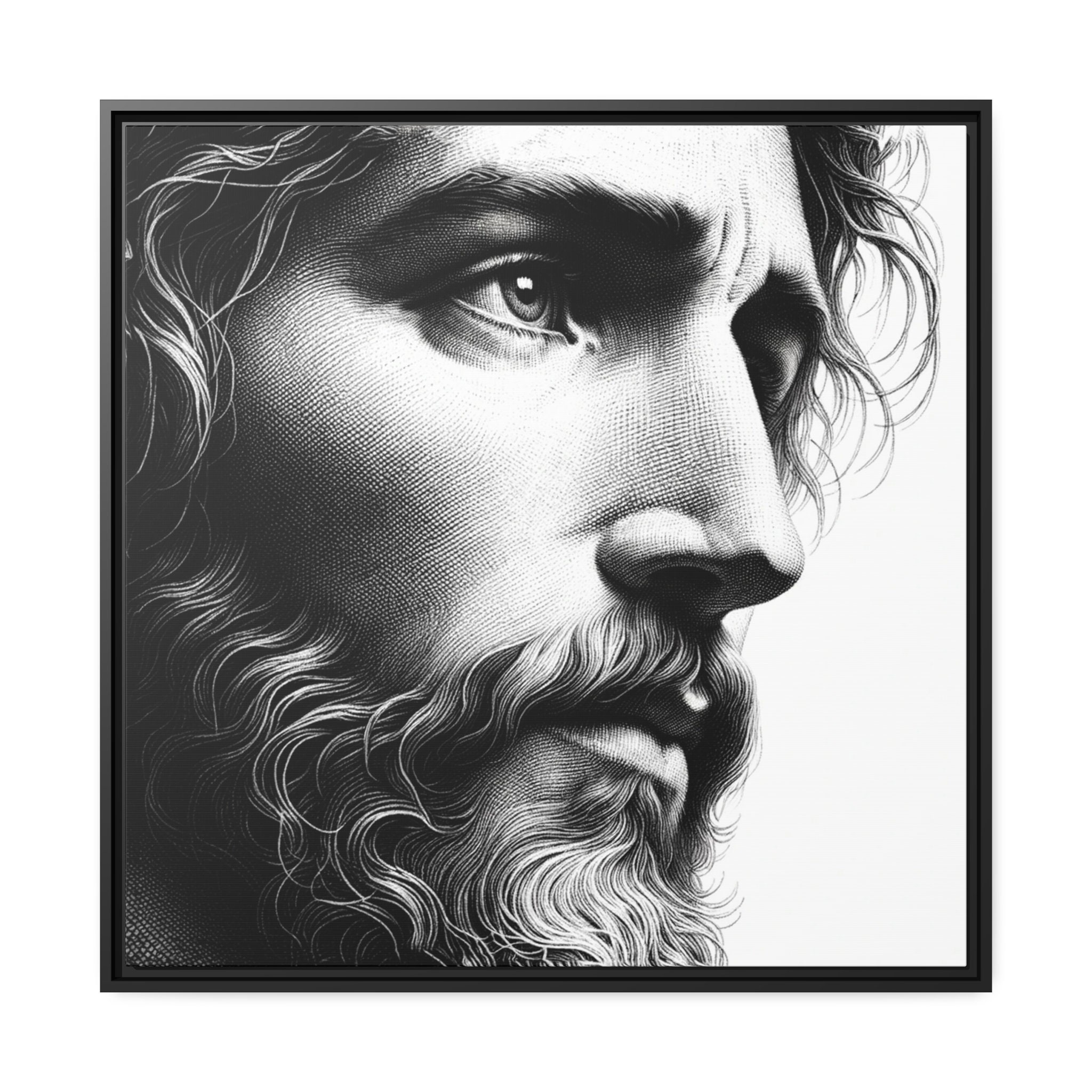 Dibujo De Jesus En Blanco Y Negro