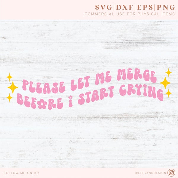 Let Me Merge Bestie Decal - Etsy