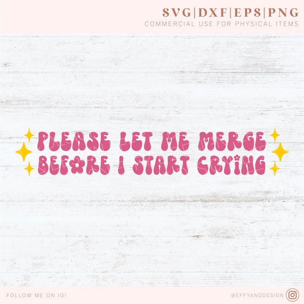 Please Merge Svg - Etsy
