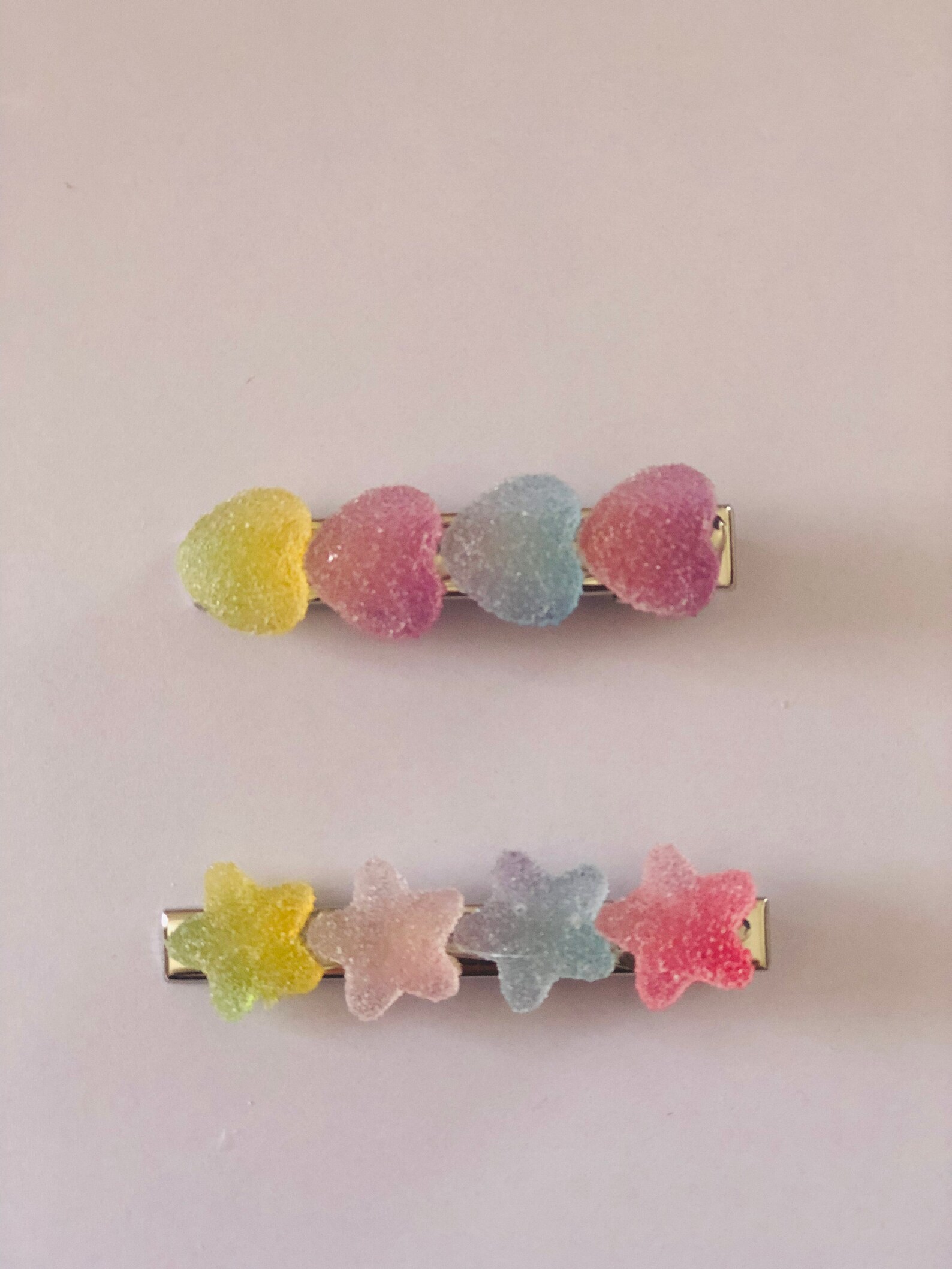Multi-pack Gummy Candy Hair Clips Create Sweet Hair Styles - Etsy