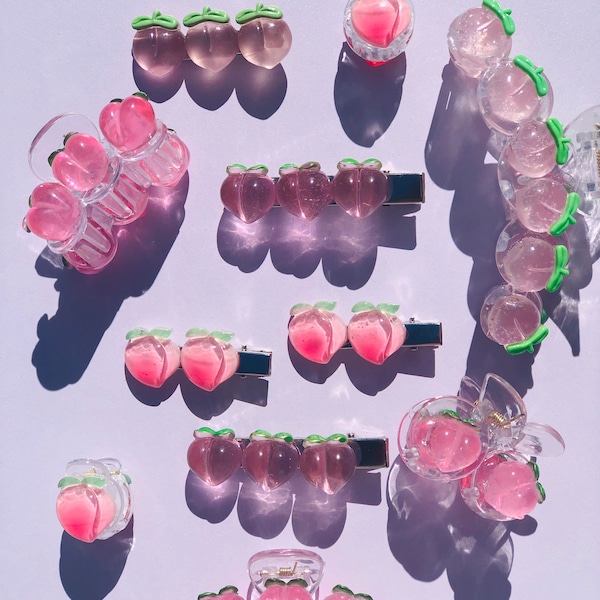Fruit Hair Clips - Etsy