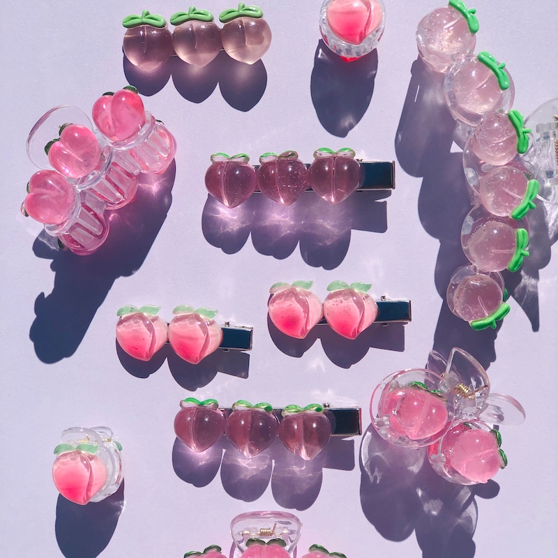 Fruit Hair Clips - Etsy
