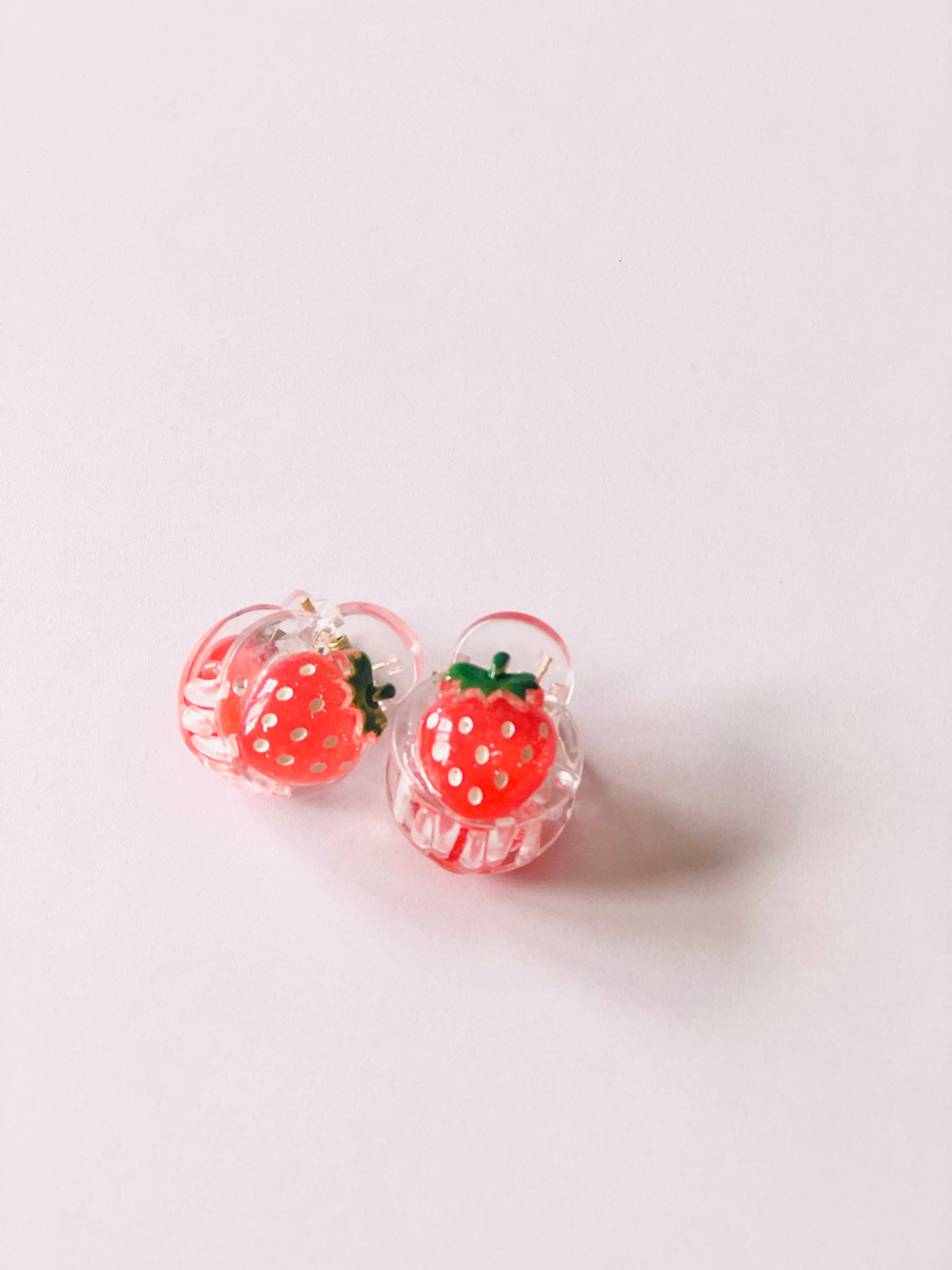 Cute Handmade Strawberry Hair Clip Barrette Korean Strawberry - Etsy Canada