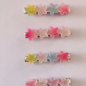 Multi-pack Gummy Candy Hair Clips - Create Sweet Hair Styles - Etsy